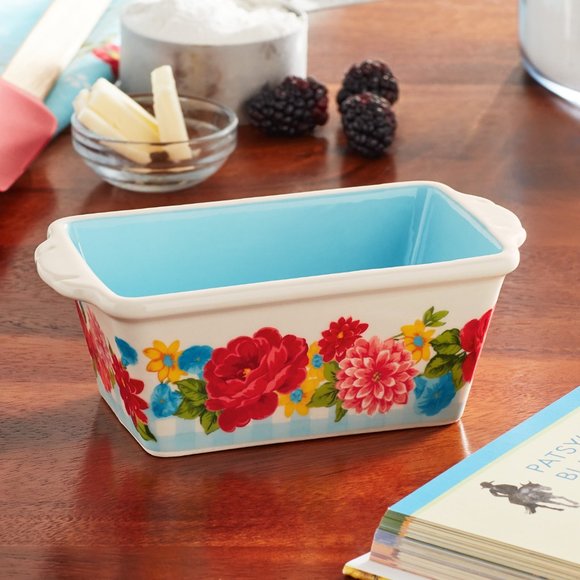 The Pioneer Woman | Kitchen | Pioneer Woman Mini Ceramic Loaf Pan ...